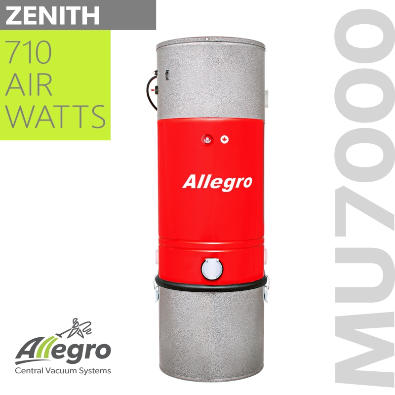 Allegro Central Vacuum Zenith Power Unit Model MU7000